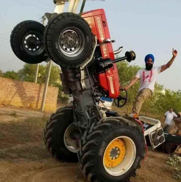 Life’s a tractor on hind wheels: Ban halts Punjab stuntmen in their ...