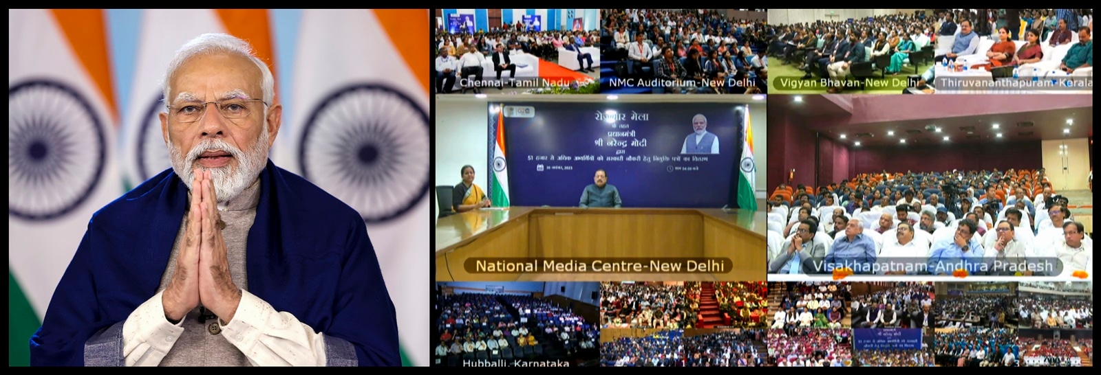 Rozgar Mela: PM distributes 51,000 job letters, says India seeing ...