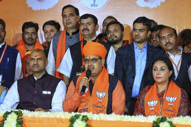 In a surprise move, BJP names Bhajan Lal Sharma as new Rajasthan Chief ...
