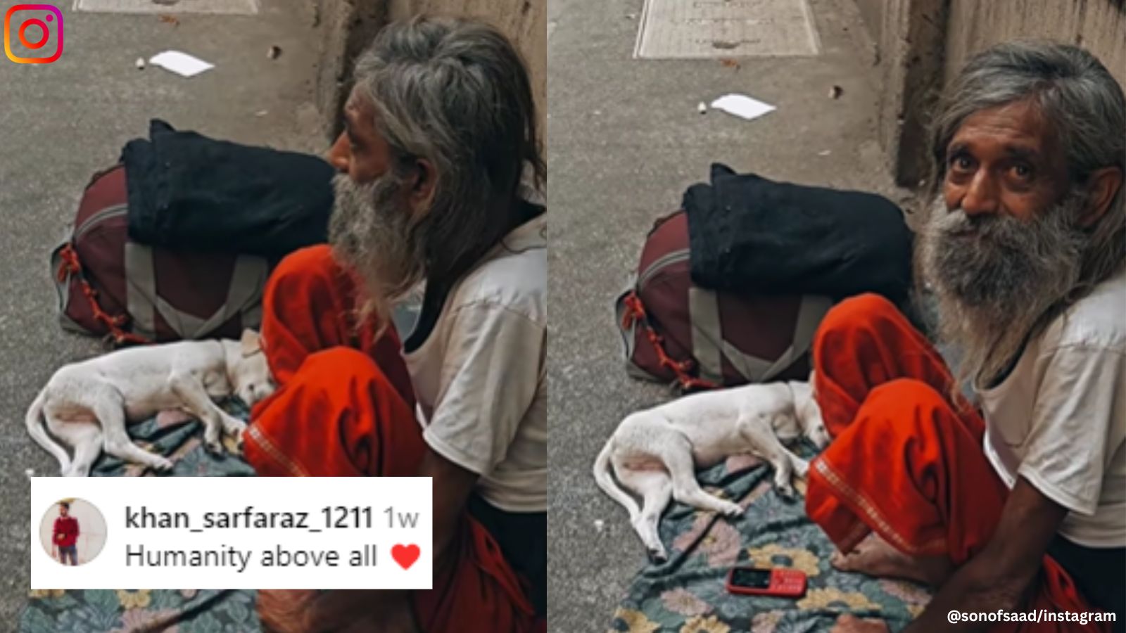 Watch: This street-dweller prioritises needs of little furry friend ...