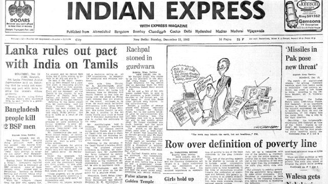 December 11, Forty Year Ago: No pact with India | The Indian Express