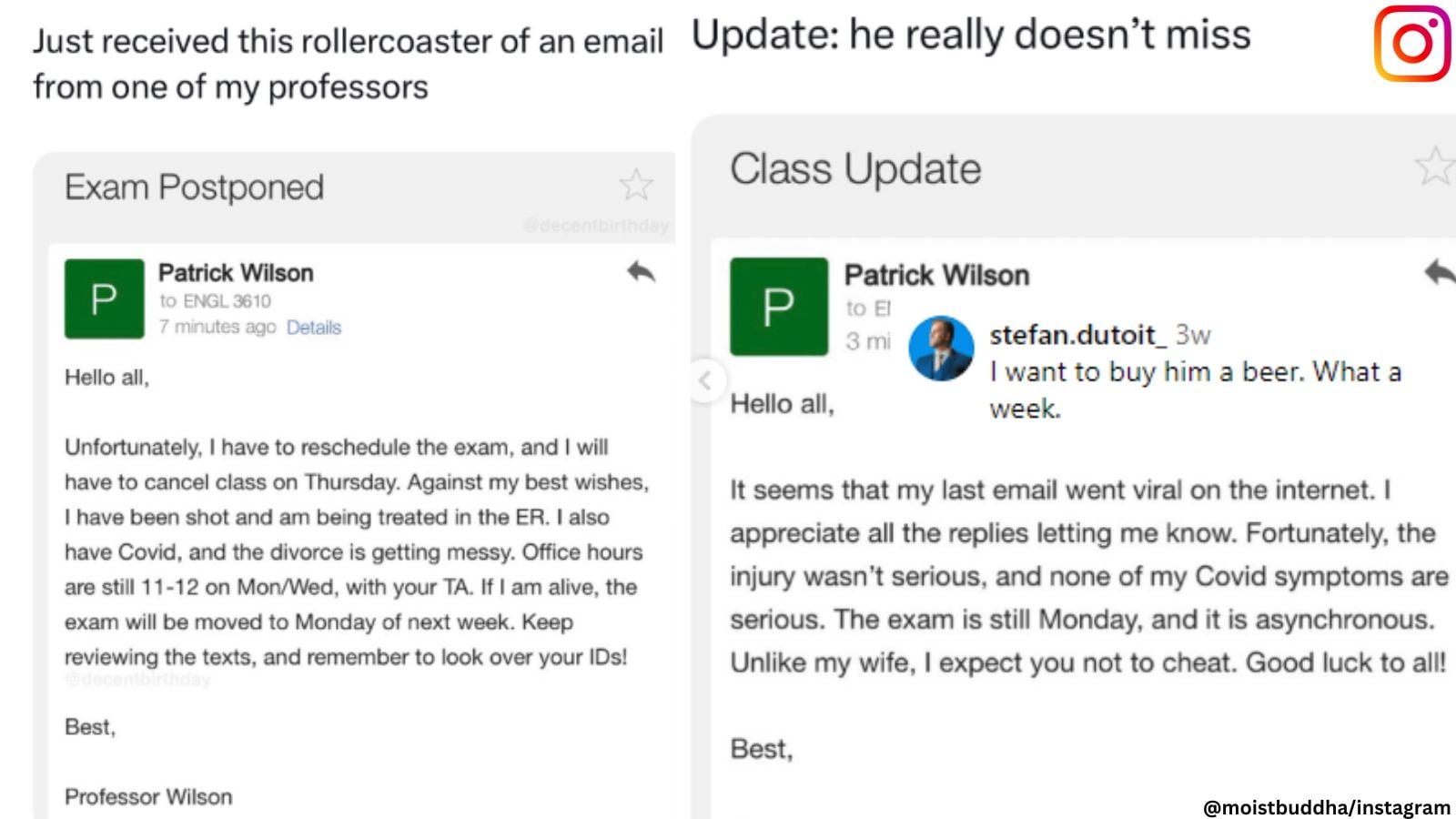 Professor’s witty email about potential exam delay leaves netizens in ...