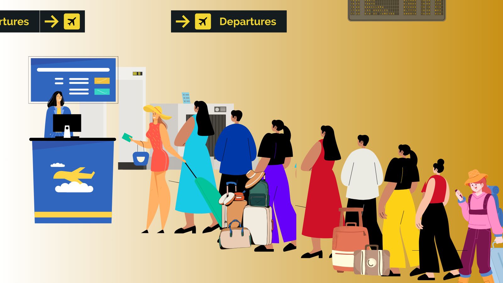 Women passengers complain of longer wait than men at Pune Airport ...