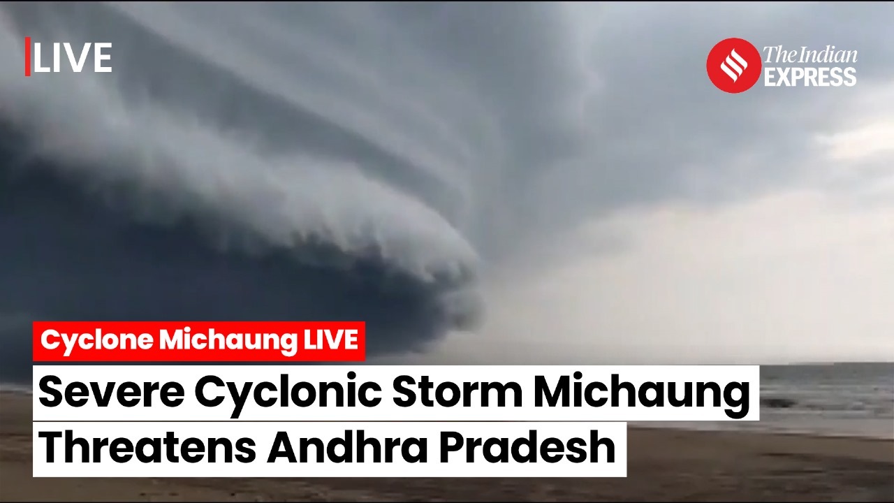 Live orange alert issued as cyclone michaung approaches andhra pradesh and north tamil nadu ...