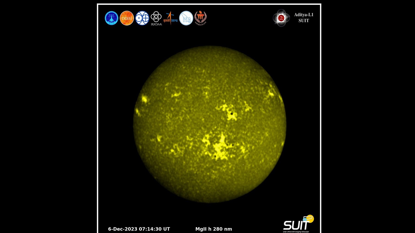 India’s Aditya L-1 mission captures first-ever full-disk images of Sun ...