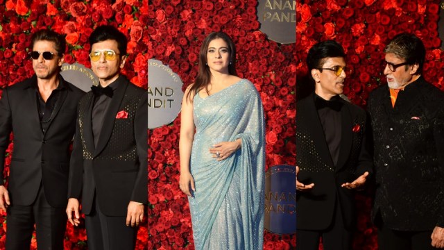 Shah Rukh Khan, Kajol, Amitabh Bachchan and others arrive for Anand Pandit’s 60th birthday ...