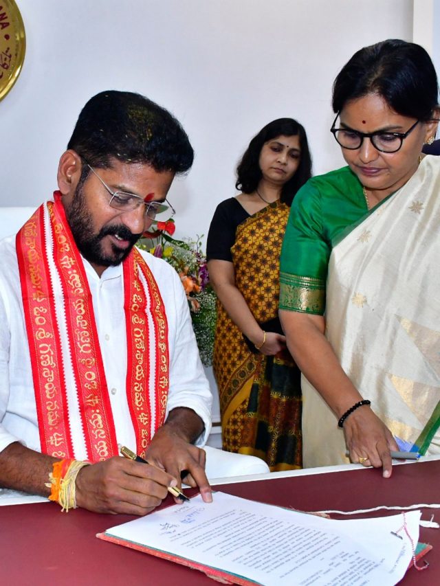 Revanth Reddy takes oath as CM as Cong forms 1st govt in Telangana ...