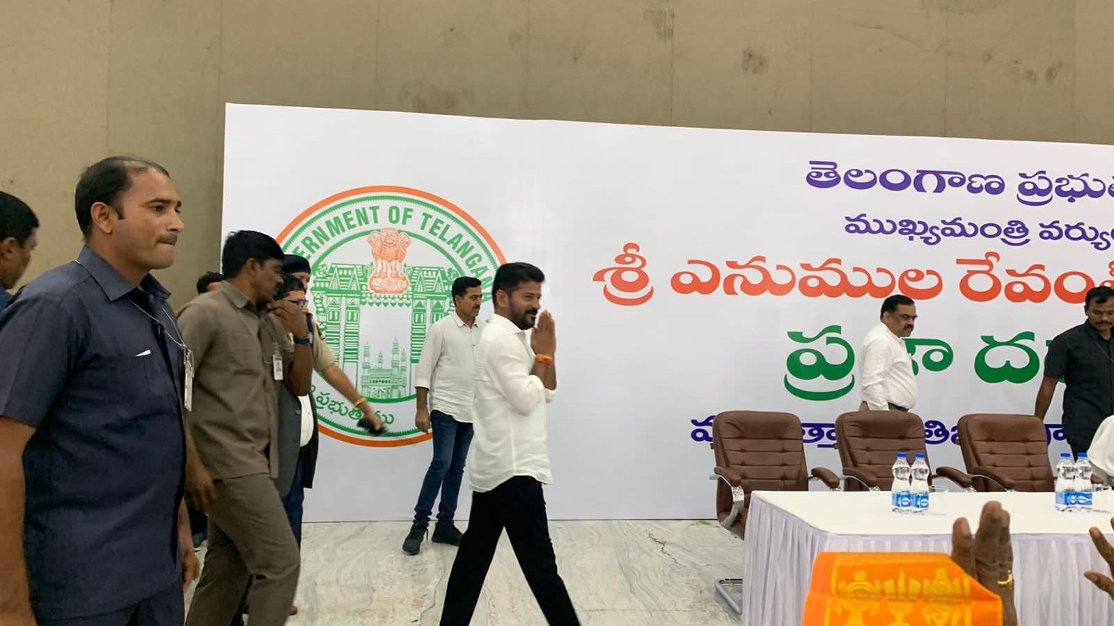 Hundreds line up for Telangana CM Revanth Reddy’s first Praja Darbar ...