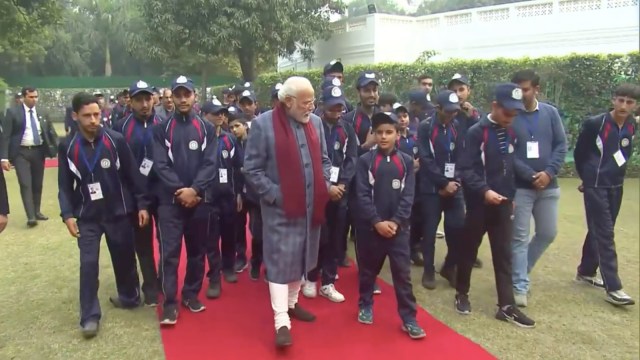 PM Modi interacts with students from Jammu and Kashmir | India News ...