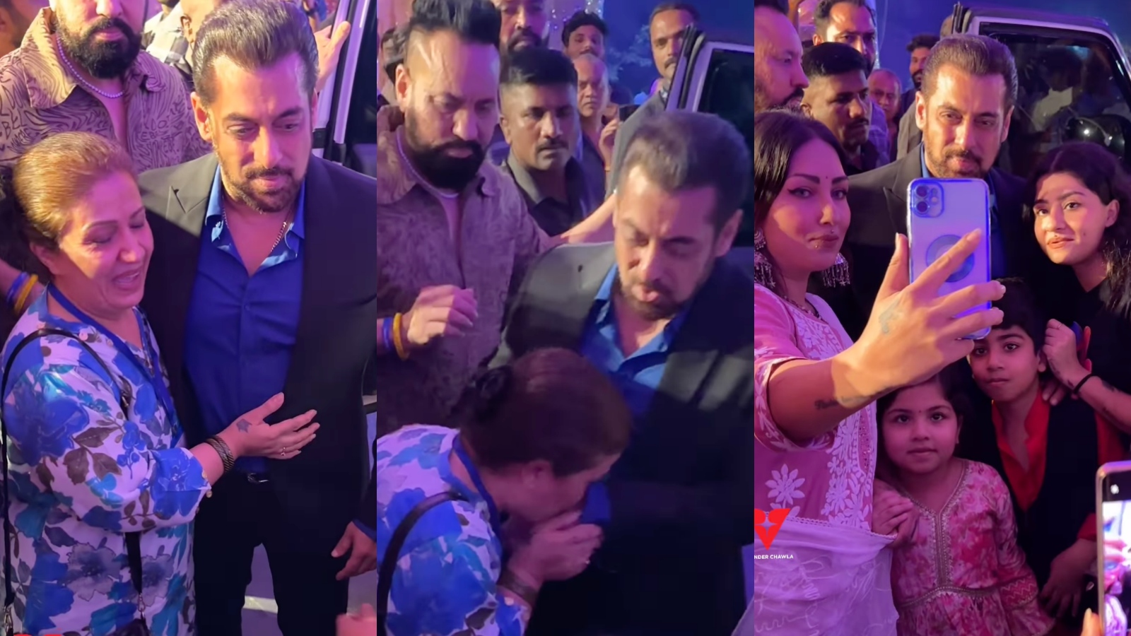 Salman Khan gets out of his car to meet fan; she kisses his hand to ...