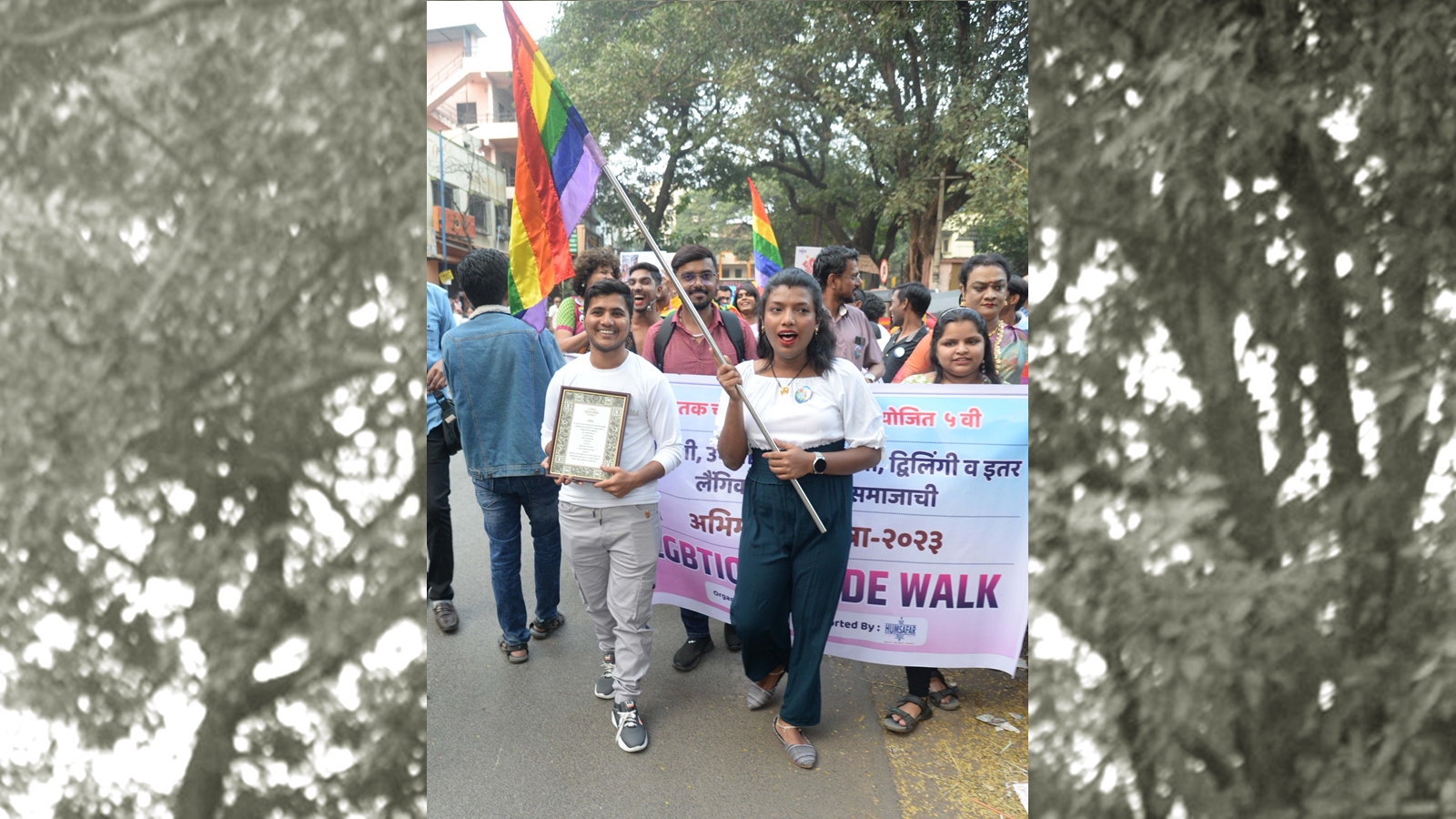 Trans married couple ‘marshal’ the fifth edition of Pimpri-Chinchwad ...