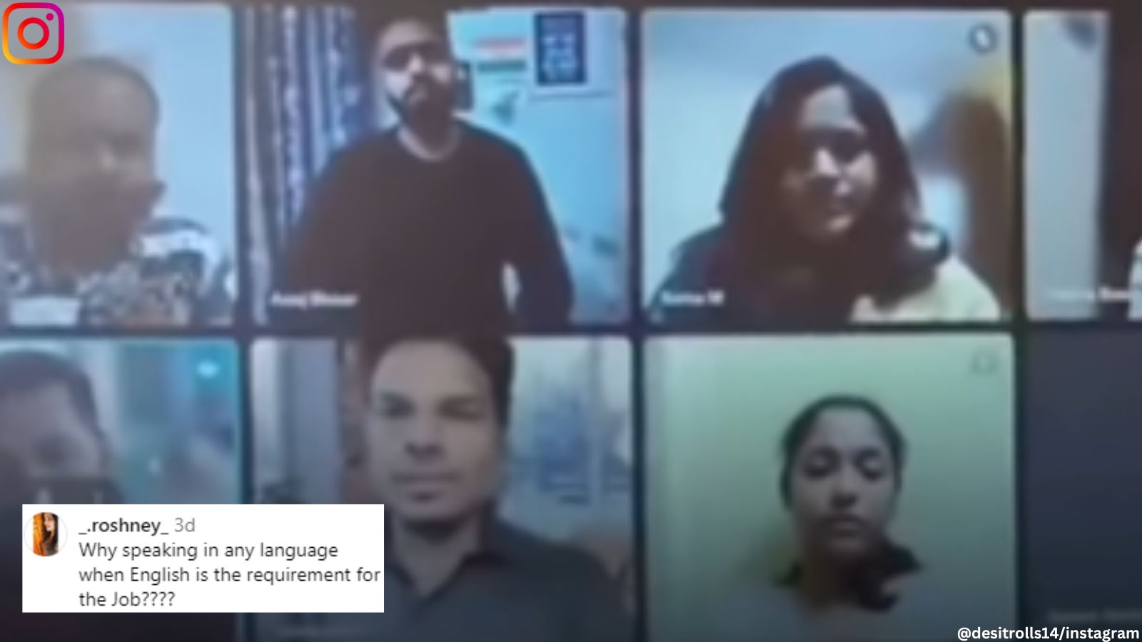 Workplace language barrier sparks heated exchange in zoom video. Watch ...