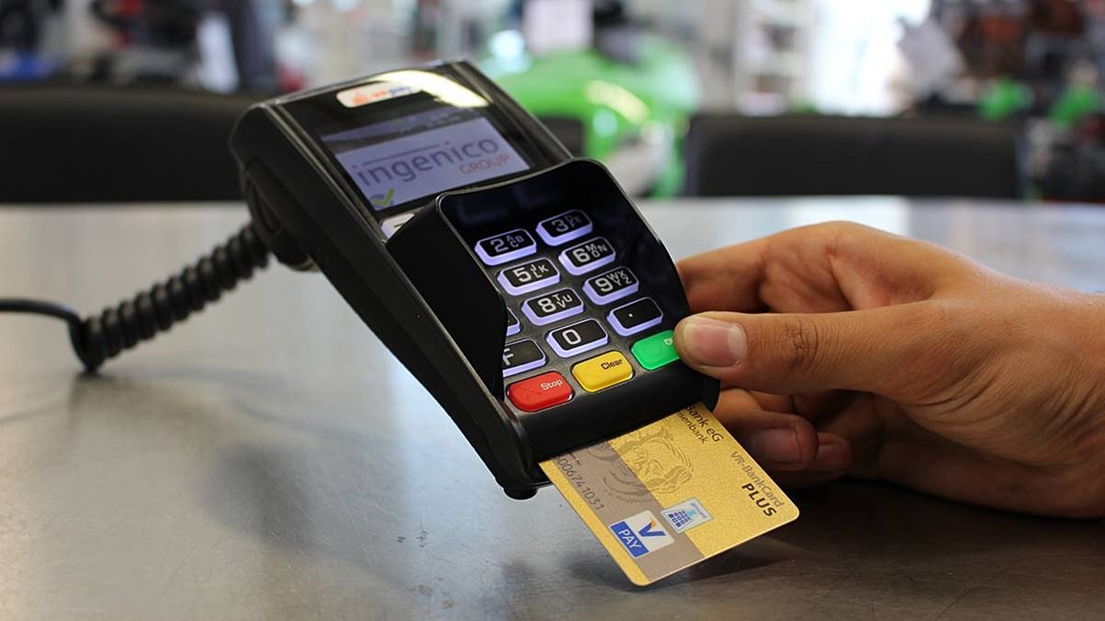 Credit card to bank transfer store