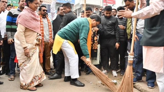 Tripura CM, Union minister participate in cleanliness drive ahead of ...