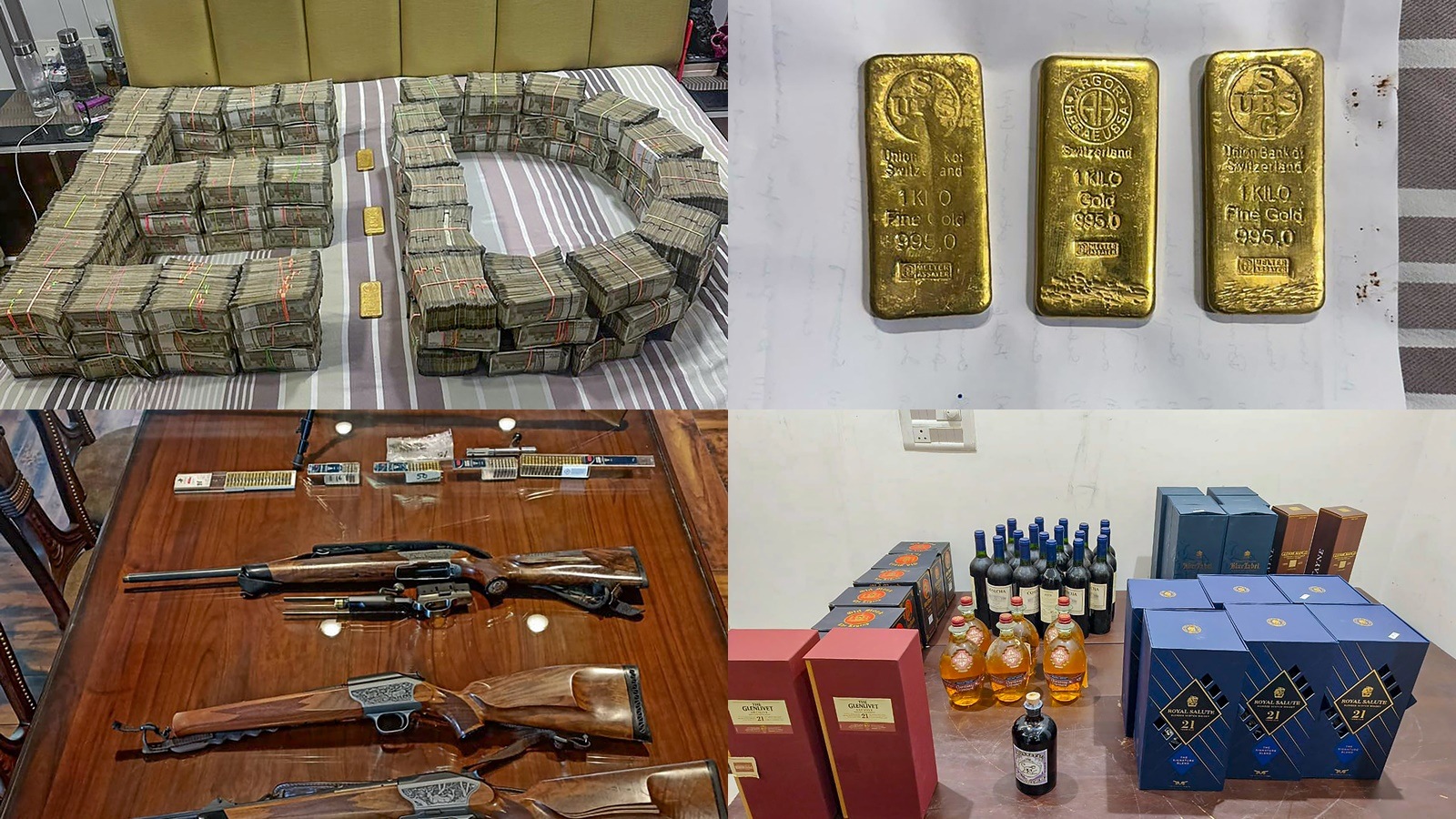 Foreign-made weapons, Rs 5 crore cash recovered by ED during raids in ...