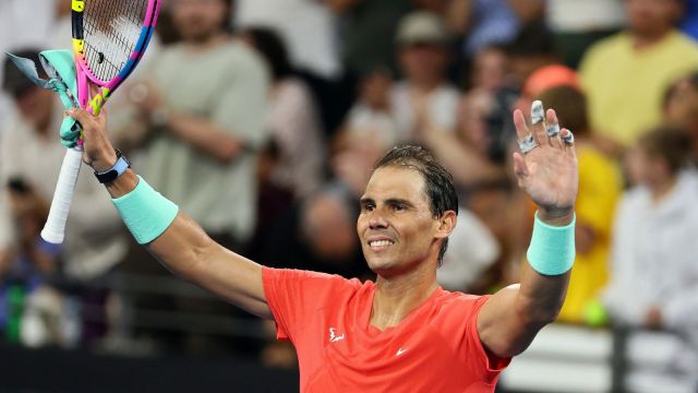 Rafael Nadal sends positive vibes in comeback match with straight-sets ...