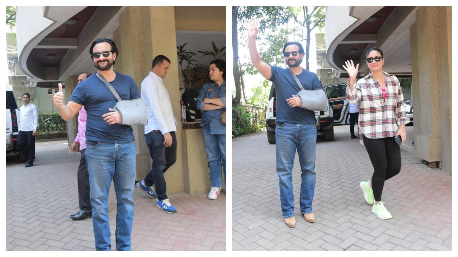 Saif Ali Khan spotted with arm in a sling as he returns home after ...