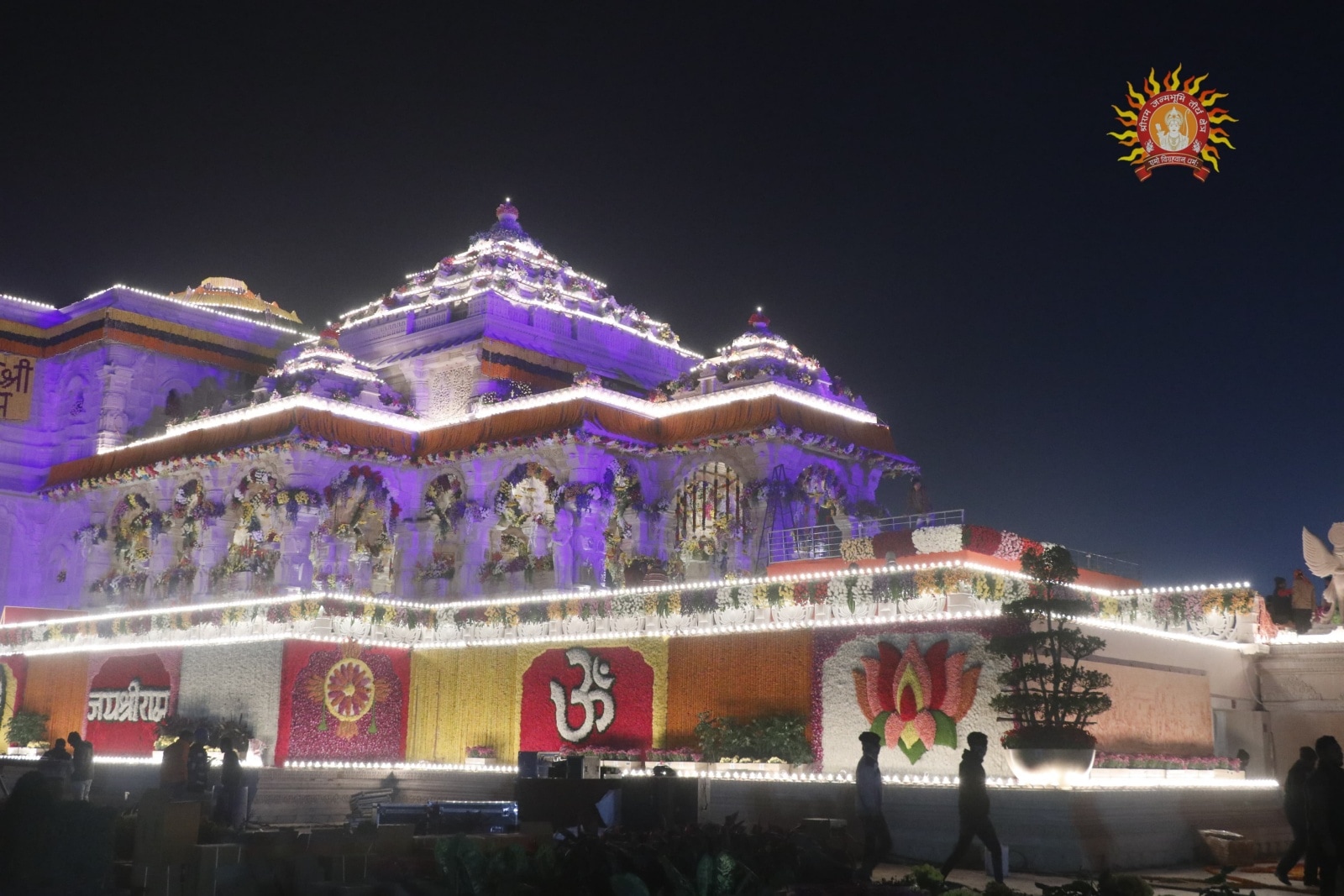 Inauguration tomorrow, here’s how the Ayodhya Ram temple is decorated ... Inauguration tomorrow, here’s how the Ayodhya Ram temple is decorated ...