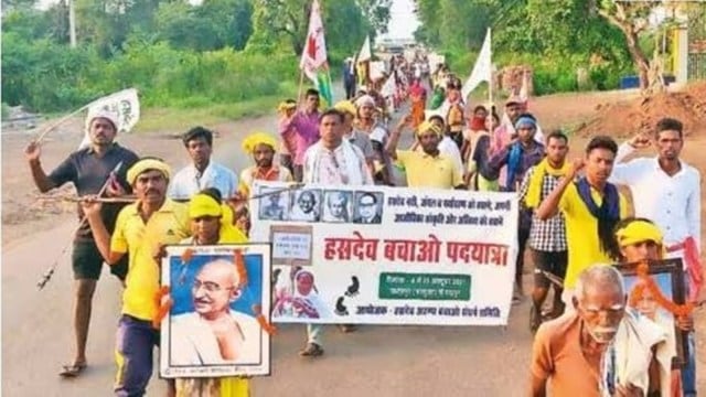 Hasdeo protest heats up in Chhattisgarh as Congress targets CM | India ...