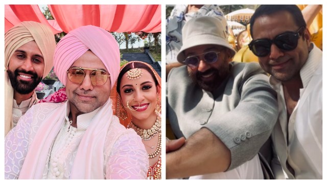 Bobby Deol Dances To Jamal Kudu Abhay Deol Poses With Sunny Deol At