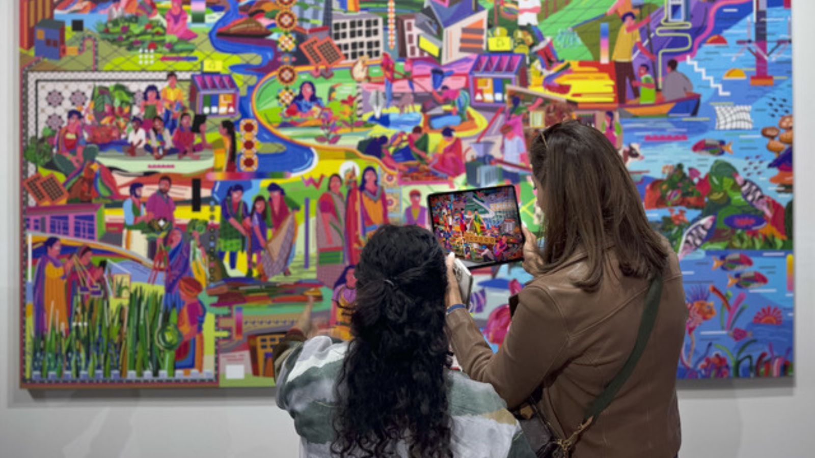 Artwork made using iPads, MacBooks make a splash at India Art Fair 2024 ...