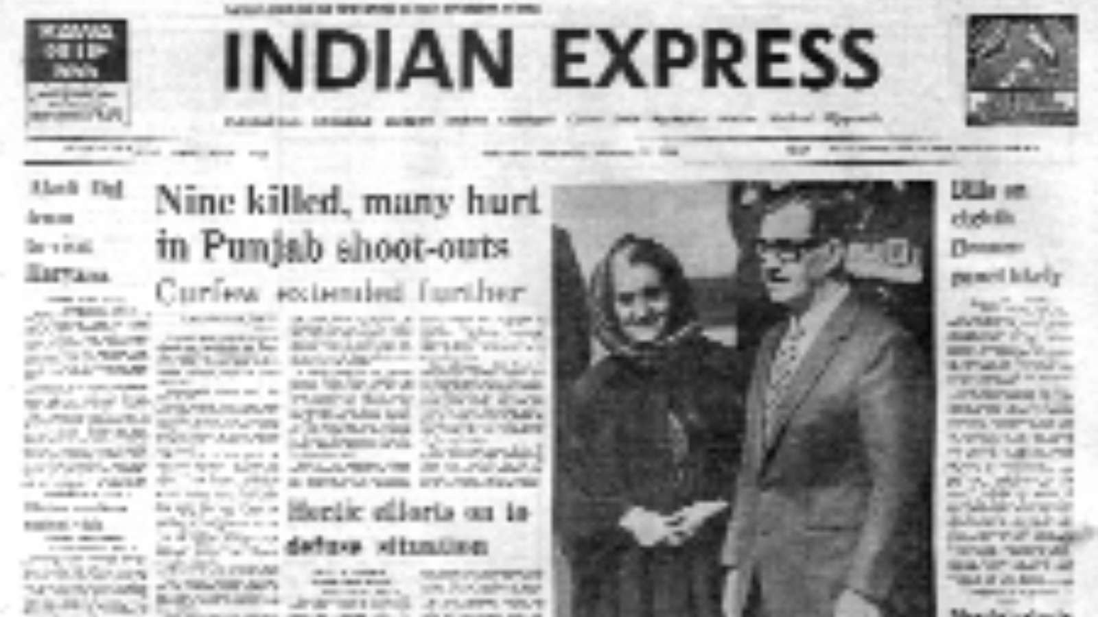 February 22, 1984, Forty Years Ago: Three shootout incidents in Punjab ...