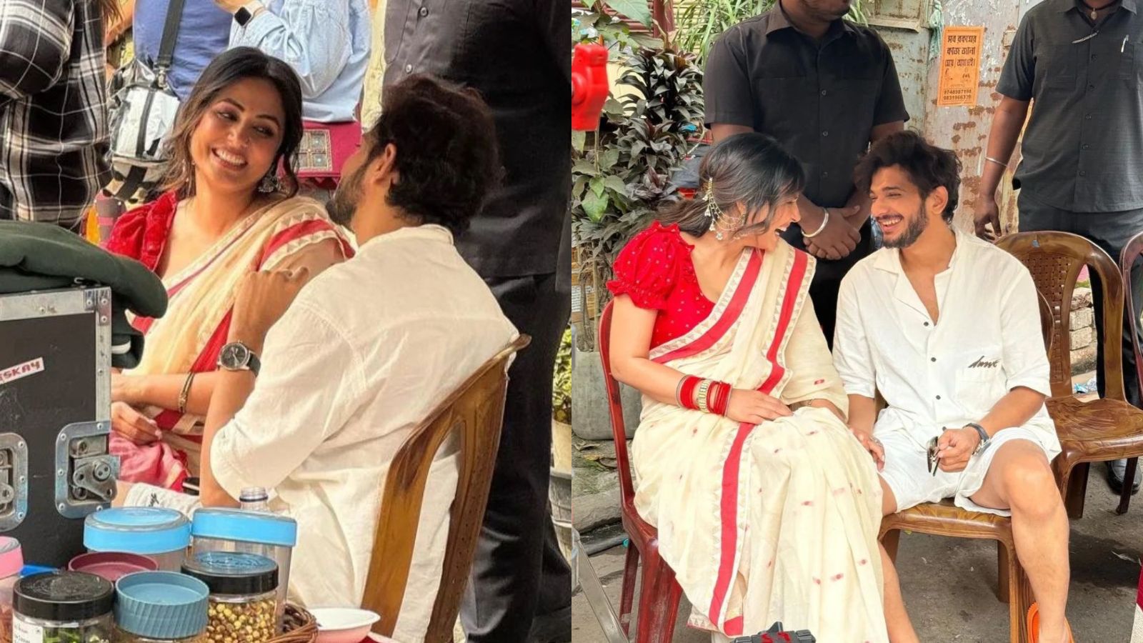 Hina Khan and Munawar Faruqui shoot for a music video in Kolkata, pictures go viral | Television ...