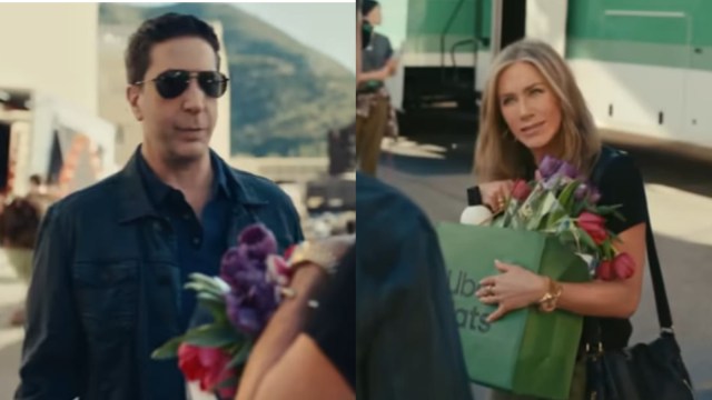 Jennifer Aniston pretends to not know David Schwimmer in long-awaited ...