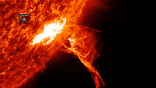 Watch video: Powerful solar flare from sunspot that disrupted radio ...