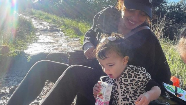 Priyanka Chopra’s daughter Malti Marie jumps into mud as the duo goes ...