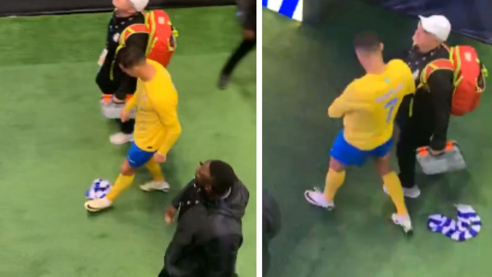 WATCH: Angry at fan, Cristiano Ronaldo’s obscene gesture with Al-Hilal ...