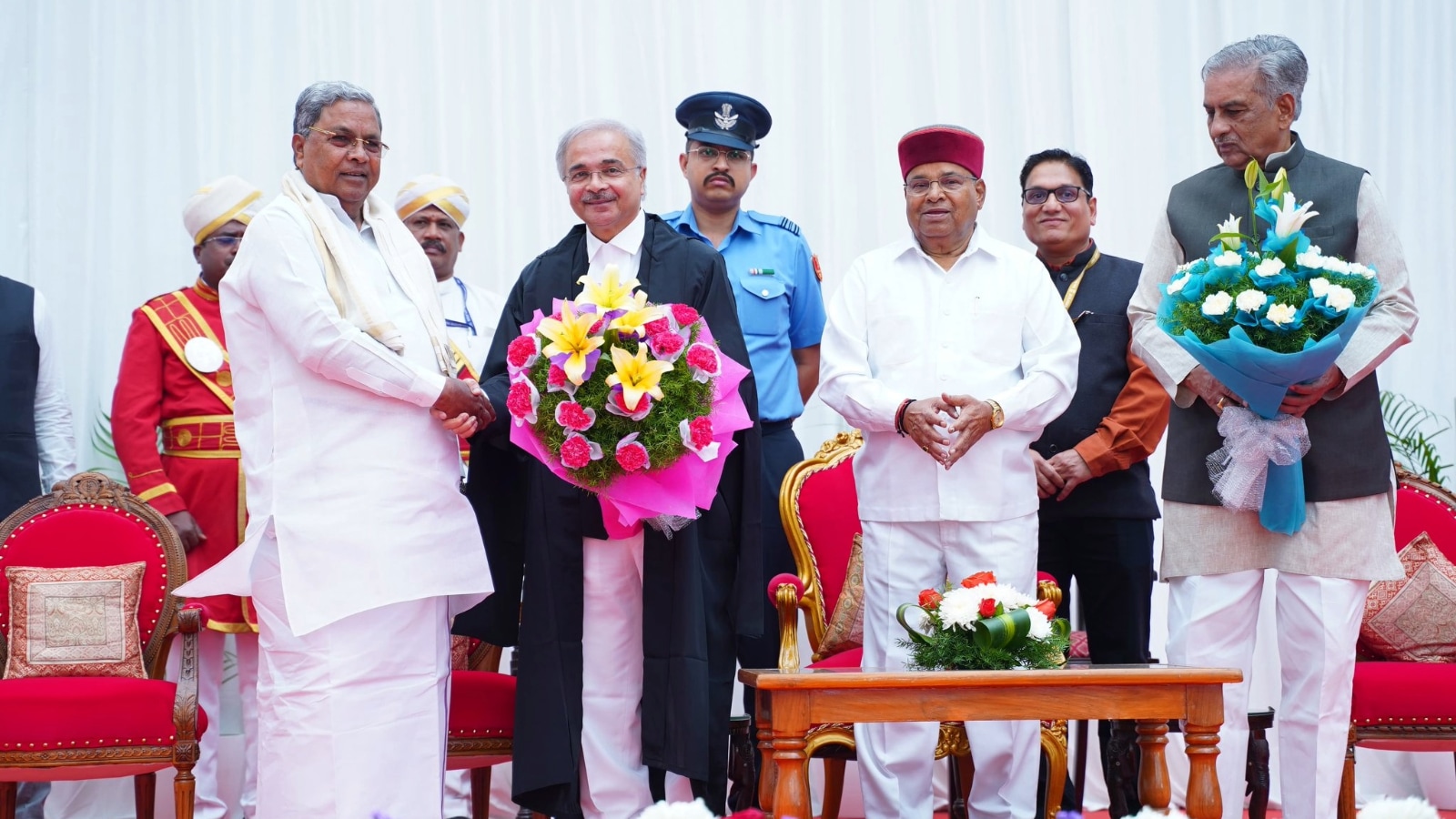 Justice Nilay Vipinchandra Anjaria takes oath as Chief Justice of ...