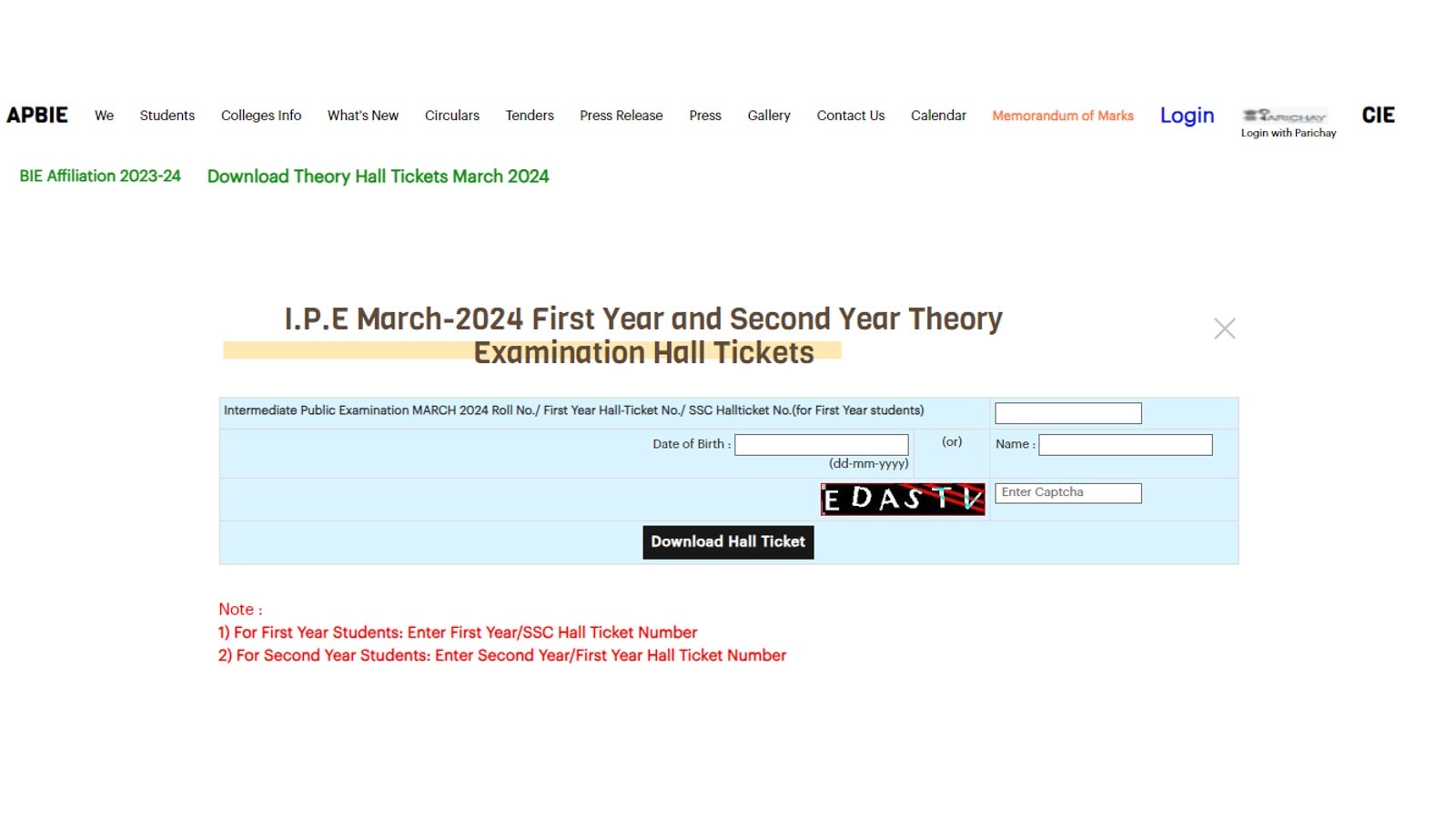 AP Inter 1st, 2nd Year Exams: Hall ticket released; check steps to ...