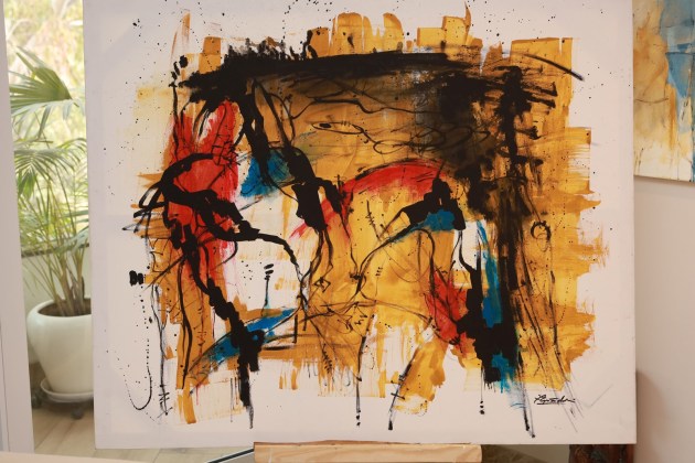 ‘Metamorphosis’: Italian painter Francesca Grimaldi’s abstractions ...