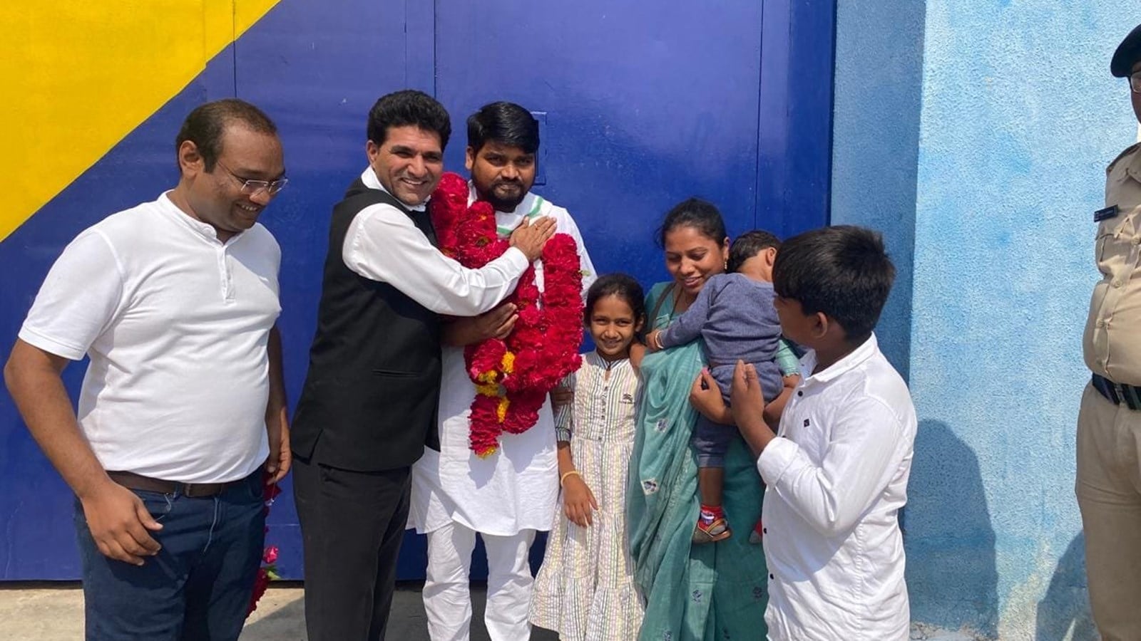 48 days after arrest, Gujarat AAP MLA Chaitar Vasava walks out of jail ...