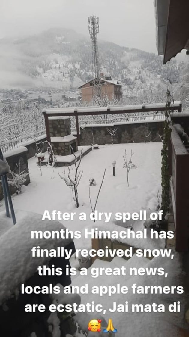 Kangana Ranaut Shares Picturesque Images From Her Snow Clad Manali Home Entertainment Gallery