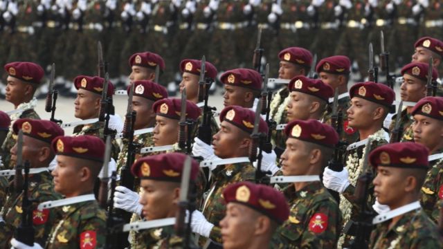 Myanmar will start drafting 5,000 people a month into the military soon ...