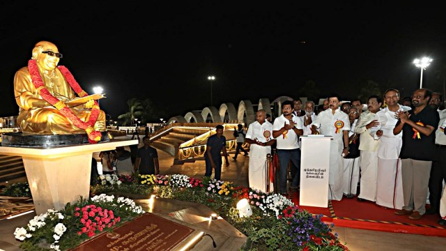 Tamil Nadu CM Stalin inaugurates renovated memorial for Annadurai, new ...