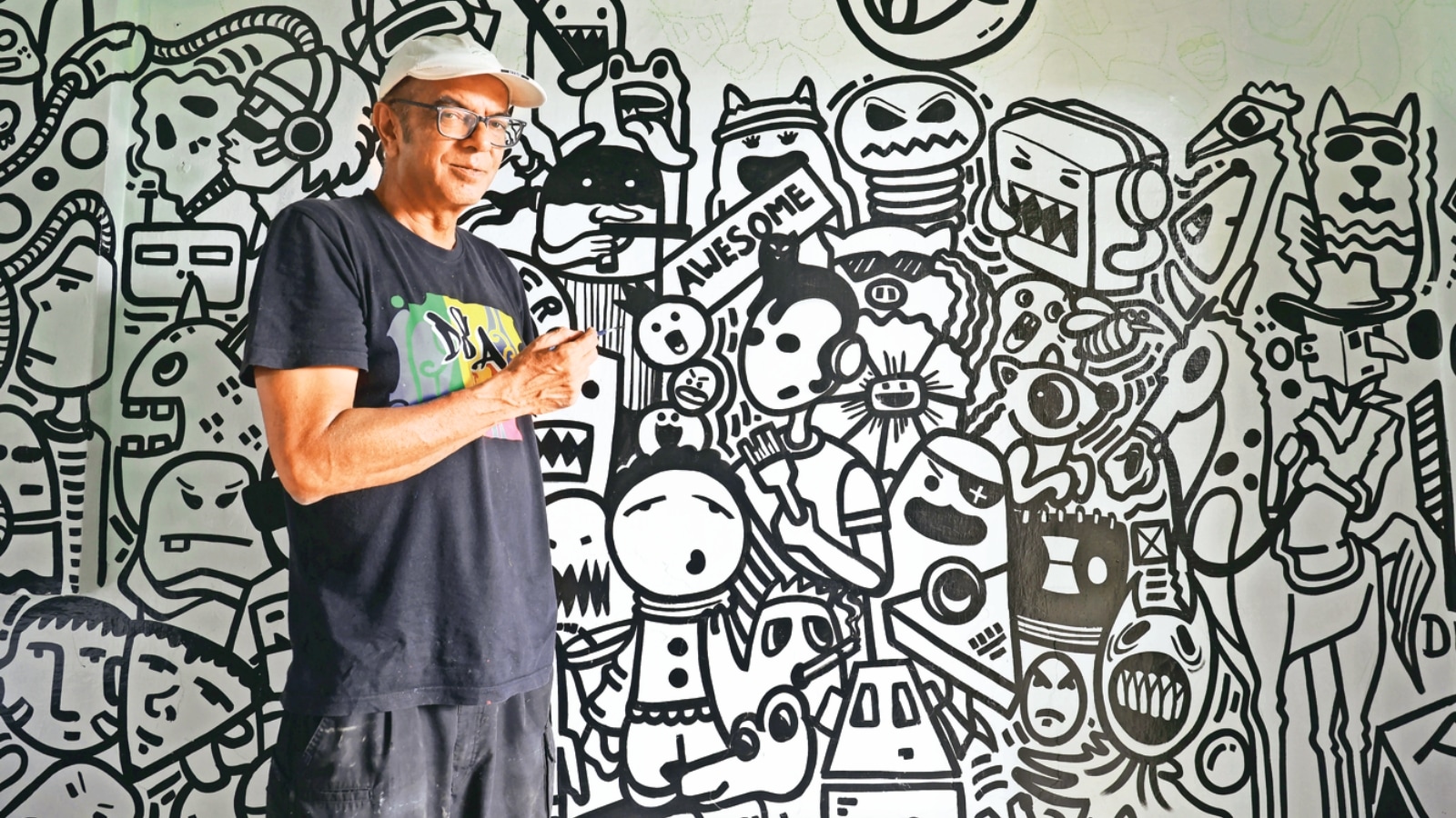 Yogesh Saini, who added colour to Delhi’s streets one wall at a time ...