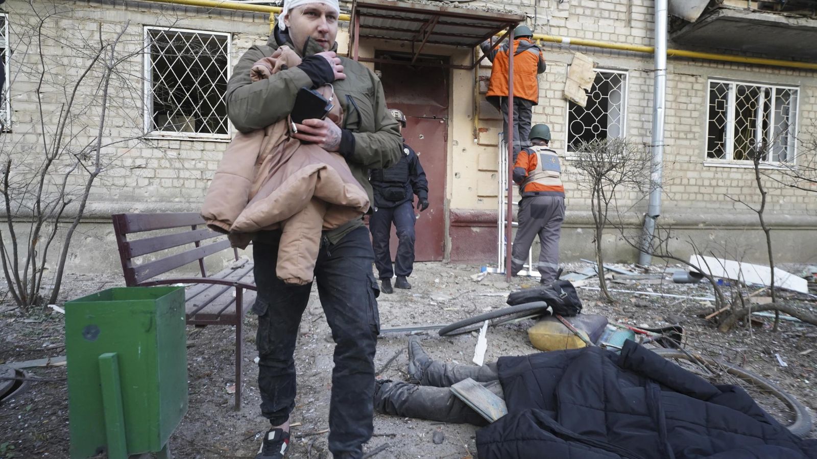 Russia strikes Ukraine's Kharkiv with aerial bombs for the first time ...