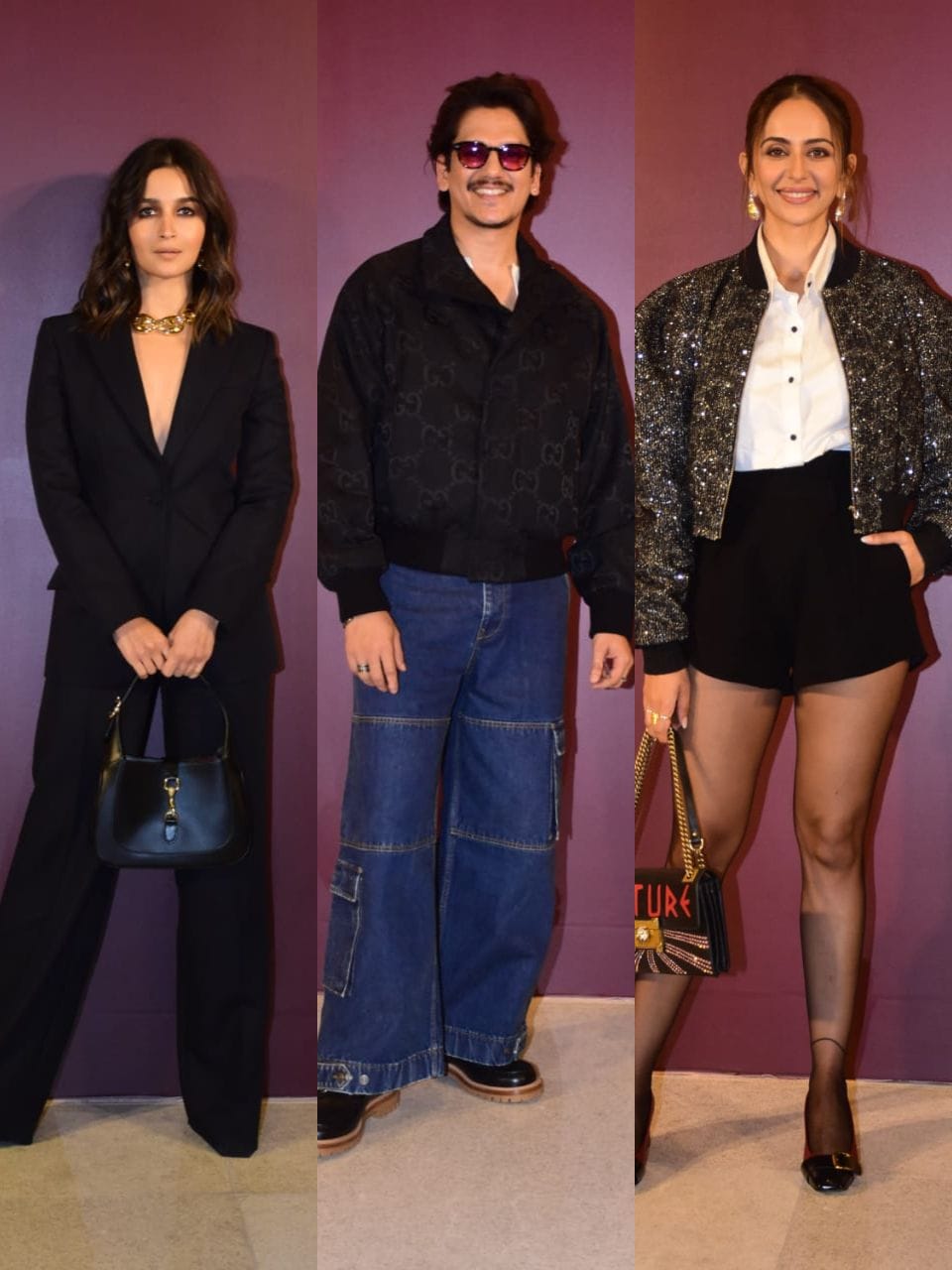 Alia Bhatt, Rakulpreet Singh, Vijay Varma dazzle at Gucci event