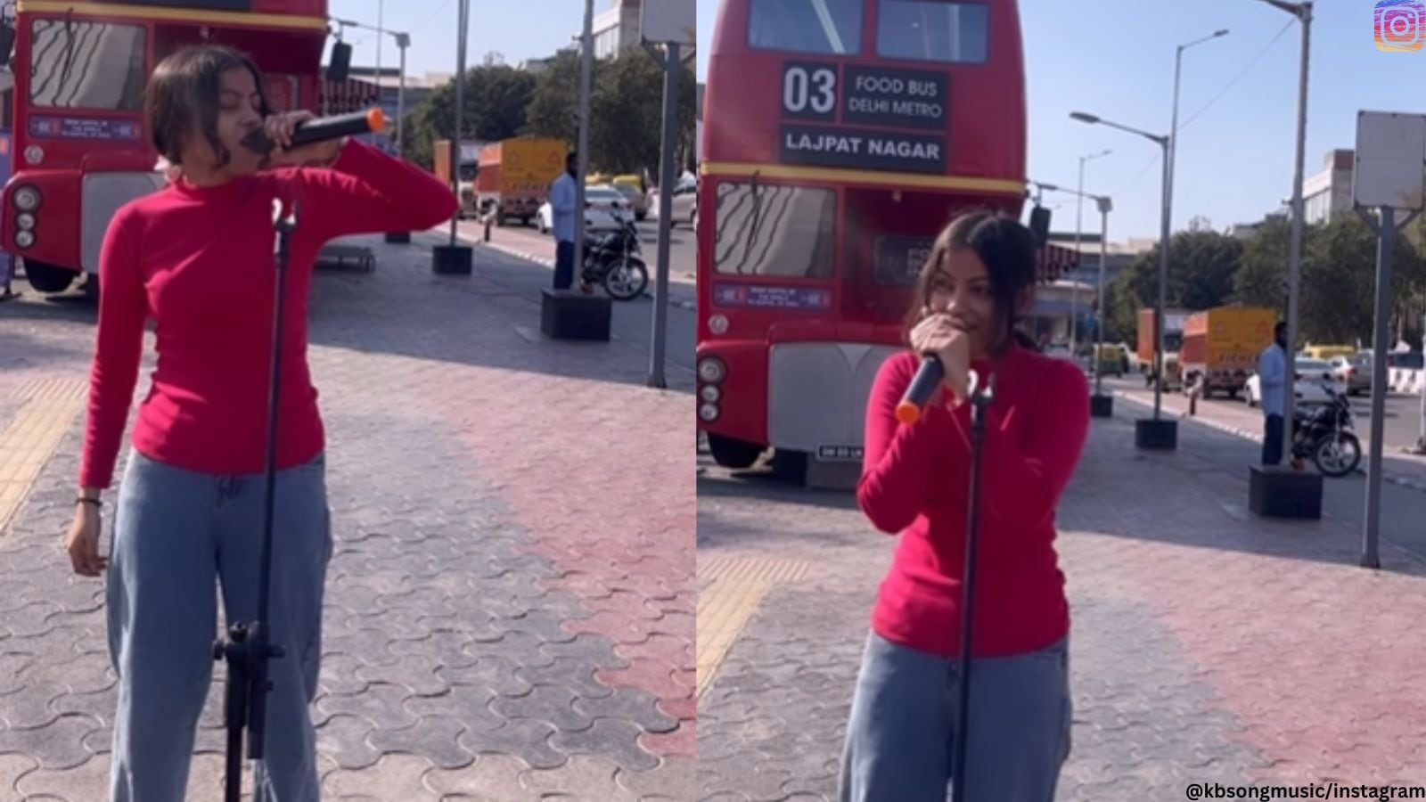 Singer makes waves busking with Taylor Swift songs in Delhi. Watch ...