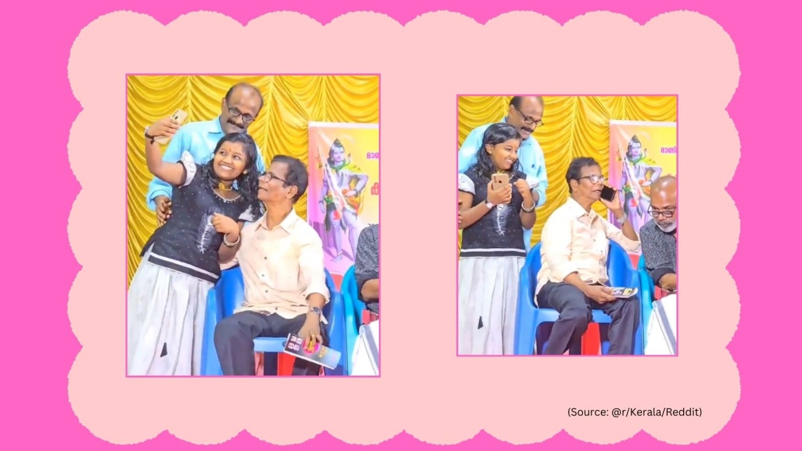 Video of Malayalam actor Indrans interacting with a girl fan is winning ...