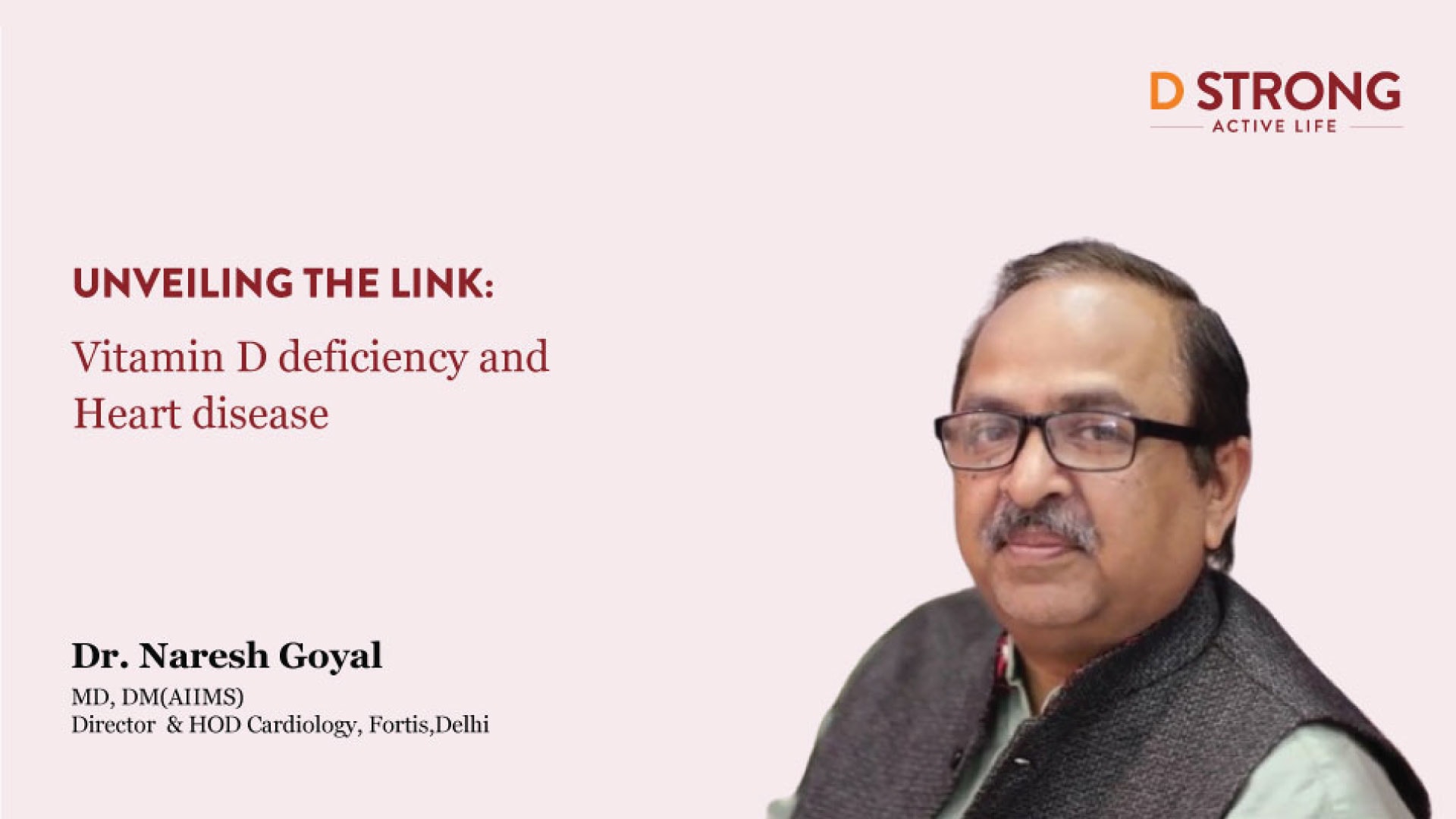 Dr naresh goyal addresses the lack of awareness surrounding vitamin d ...