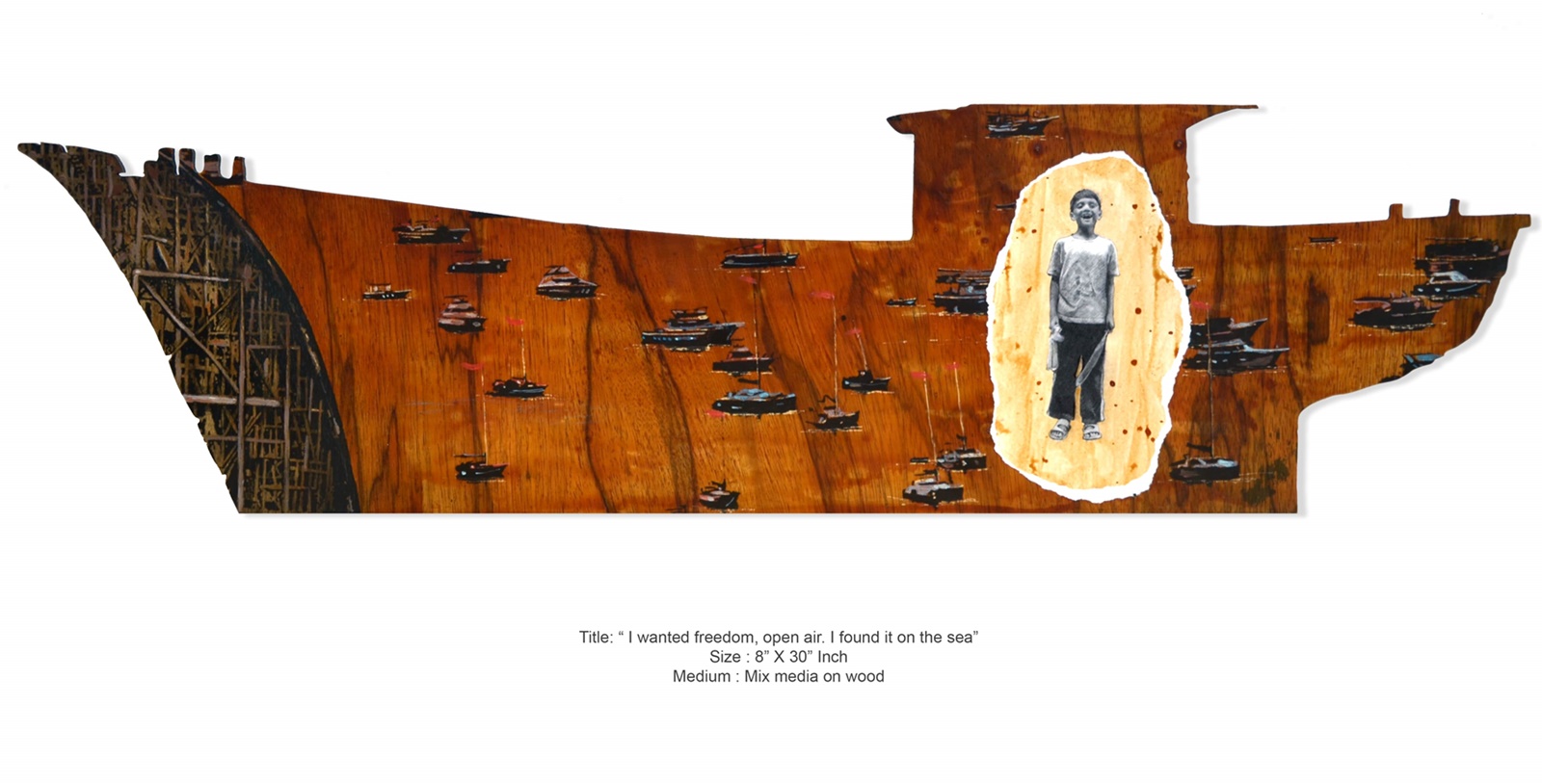 Vipul Prajapati’s latest works capture emotions at a shipyard ...