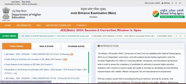 JEE Main 2024 Paper 2 Result Out: How to check score at jeemain.nta.ac.in? | Education News ...