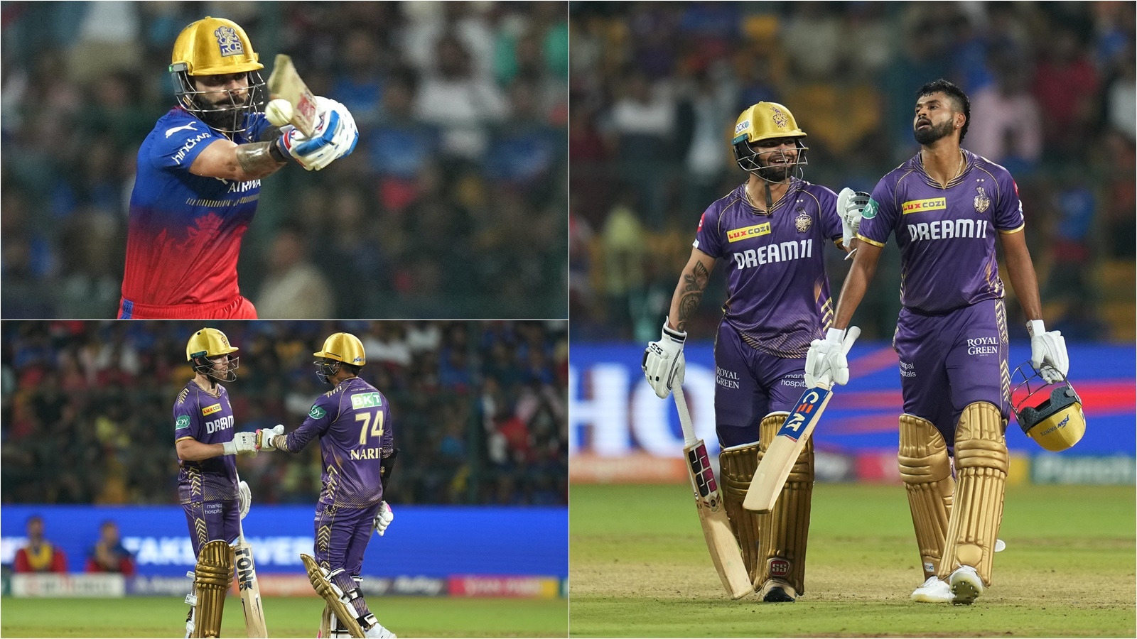 RCB vs KKR: Greasy palms come to Shreyas Iyer’s rescue; Virat Kohli ...