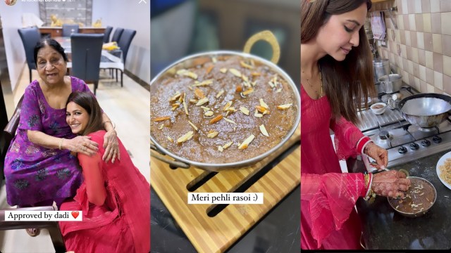 Newly-wed Kriti Kharbanda makes halwa for her ‘pehli rasoi,’ Pulkit ...