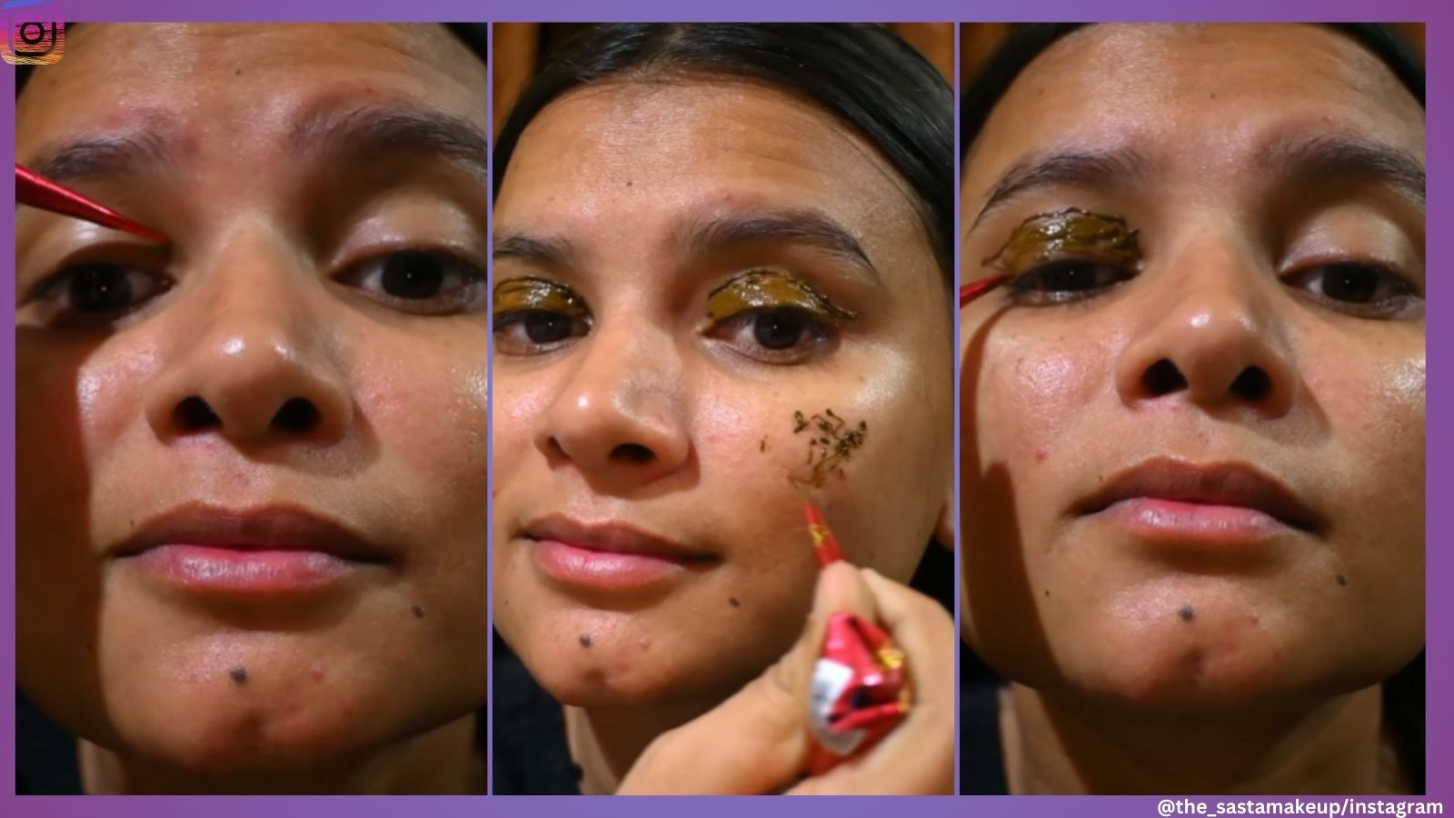 Beauty blogger uses mehndi as face foundation, netizens expresses ...