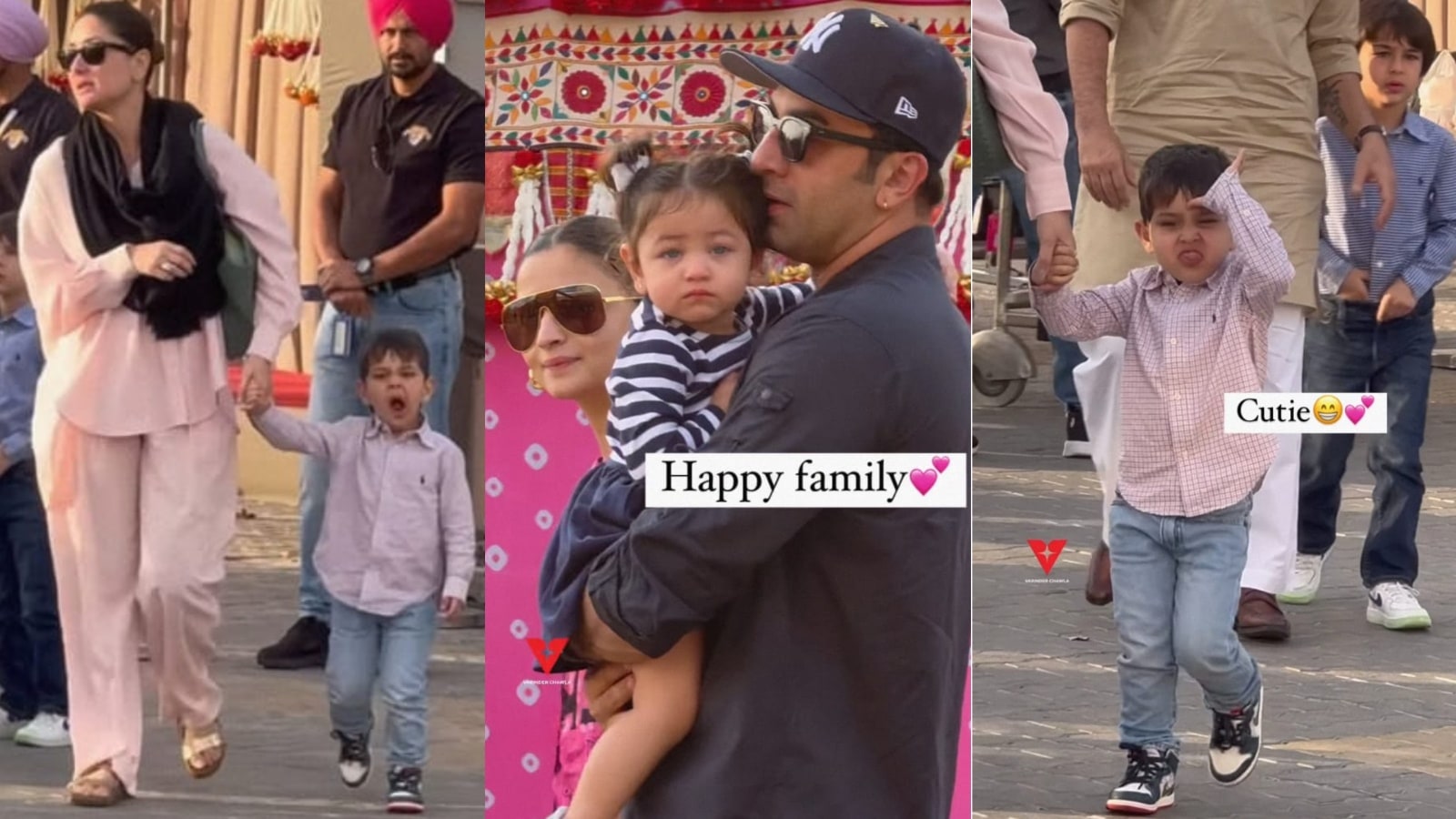 Ranbir Kapoor holds Raha close as he leaves Jamnagar with Alia Bhatt, Saif Ali Khan teases ...